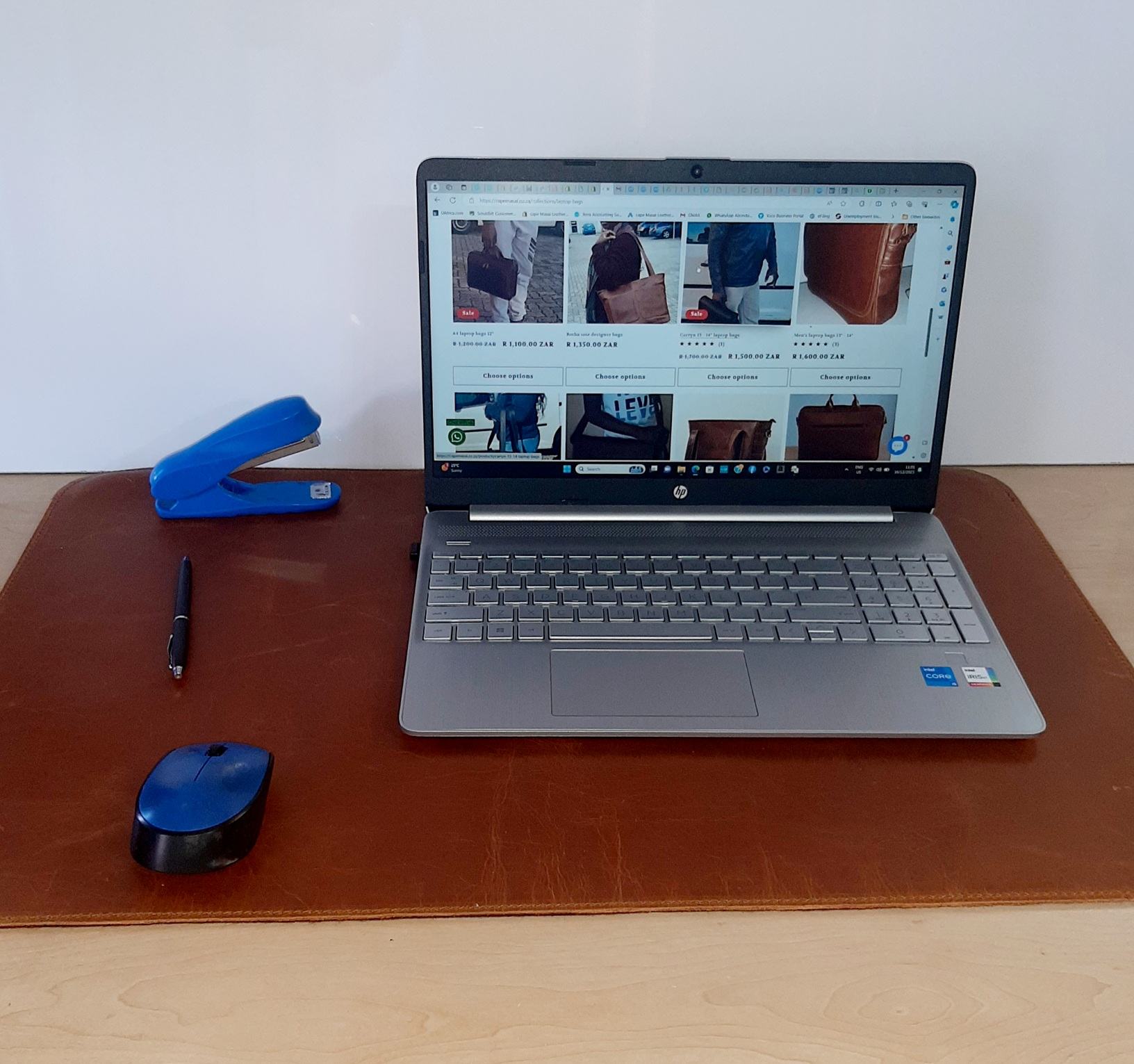 Laptop Leather Mat – Cape Masai Leather